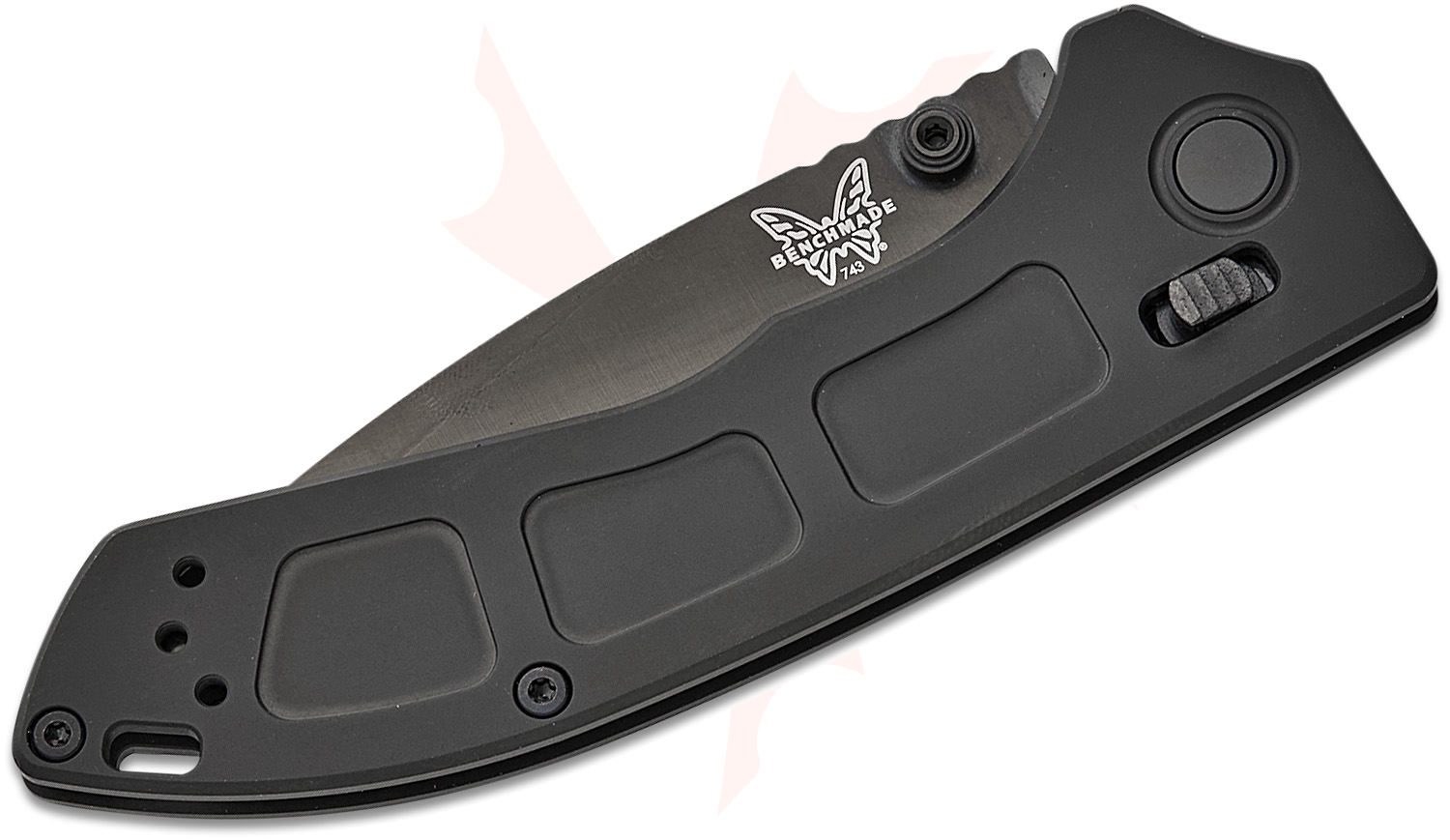 Benchmade 743-BK01 Mini Narrows AXIS Folding Knife 2.98" CPM-20CV Black ...