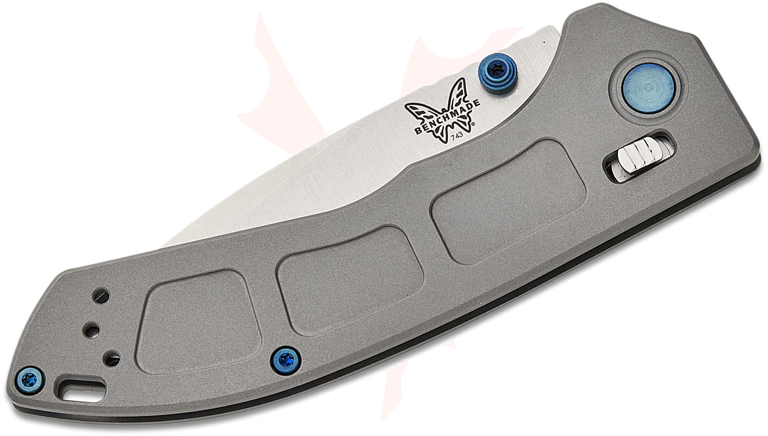 Benchmade 743 Mini Narrows AXIS Folding Knife 2.98" CPM-20CV Satin Drop ...