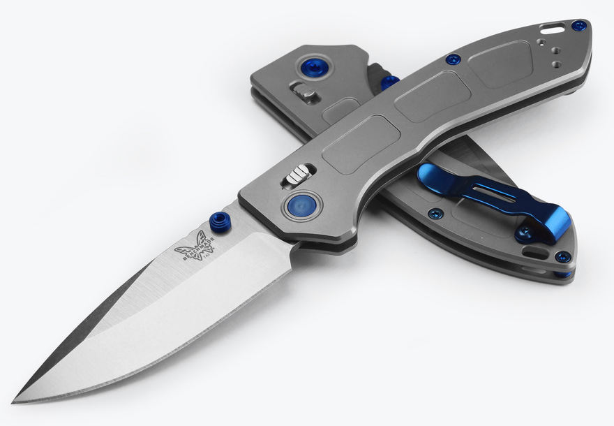 Benchmade 743 Mini Narrows AXIS Folding Knife 2.98" CPM-20CV Satin Drop ...