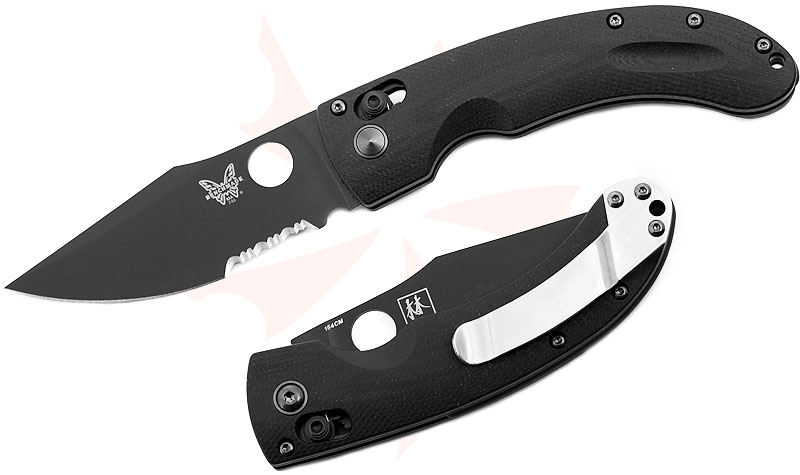 Benchmade 746SBK Mini-Onslaught (Bob Lum) Folding Knife 3.45" Black ...