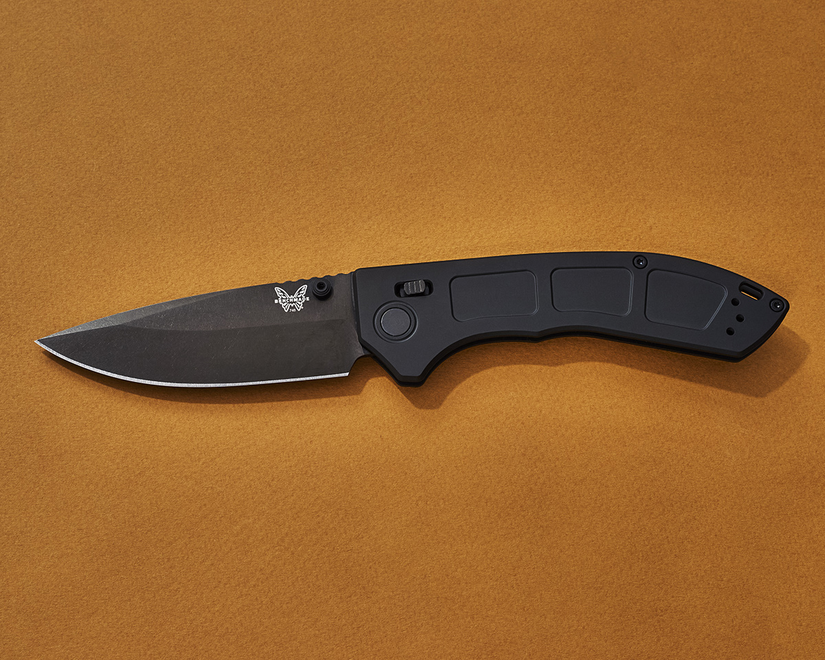 Benchmade 748BK-01 Narrows AXIS Folding Knife 3.43" M390 Black DLC Drop ...