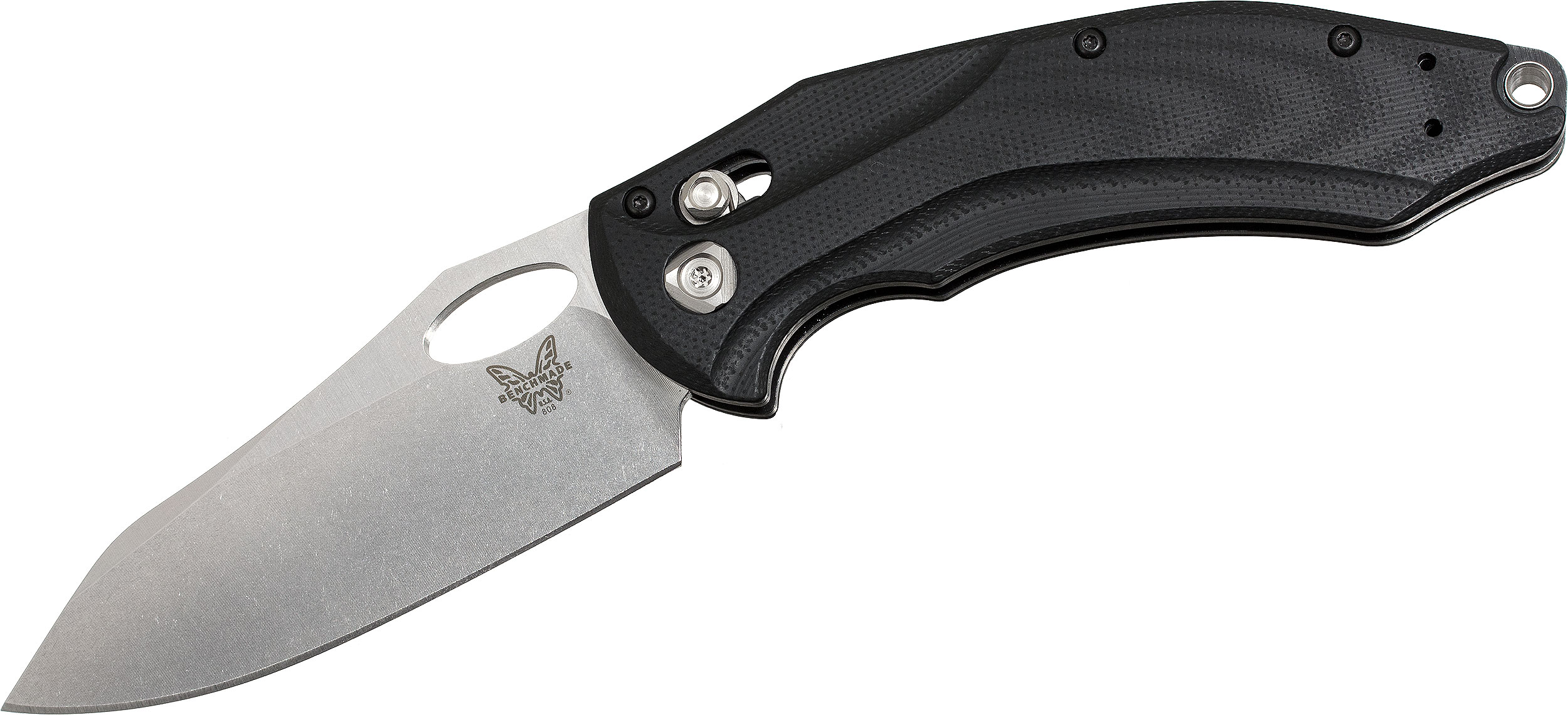 Benchmade Loco AXIS Folding Knife 3.68" S30V Stonewash Plain Blade ...