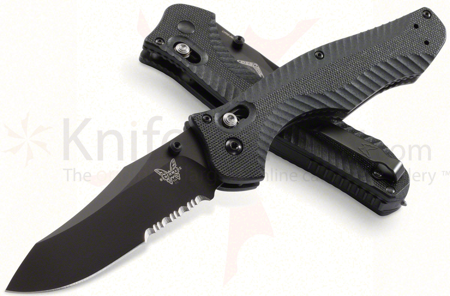 Benchmade 810 Osborne Contego Folding Knife 3.98" CPM-M4 Satin Combo ...