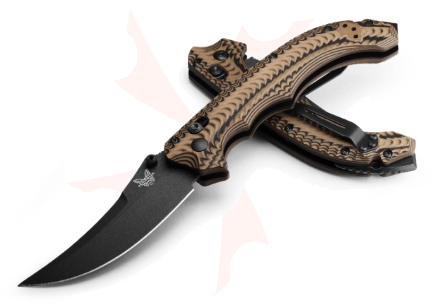 Benchmade 865BK-01 Mini Bedlam AXIS Folding Knife 3.45" S90V Graphite ...