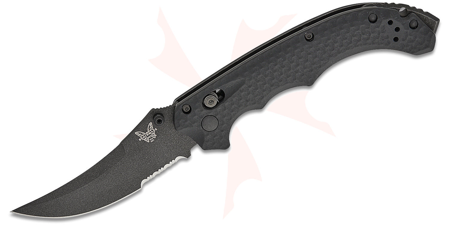 Benchmade 865SBK Mini Bedlam AXIS Folding Knife 3.45" S90V Graphite ...