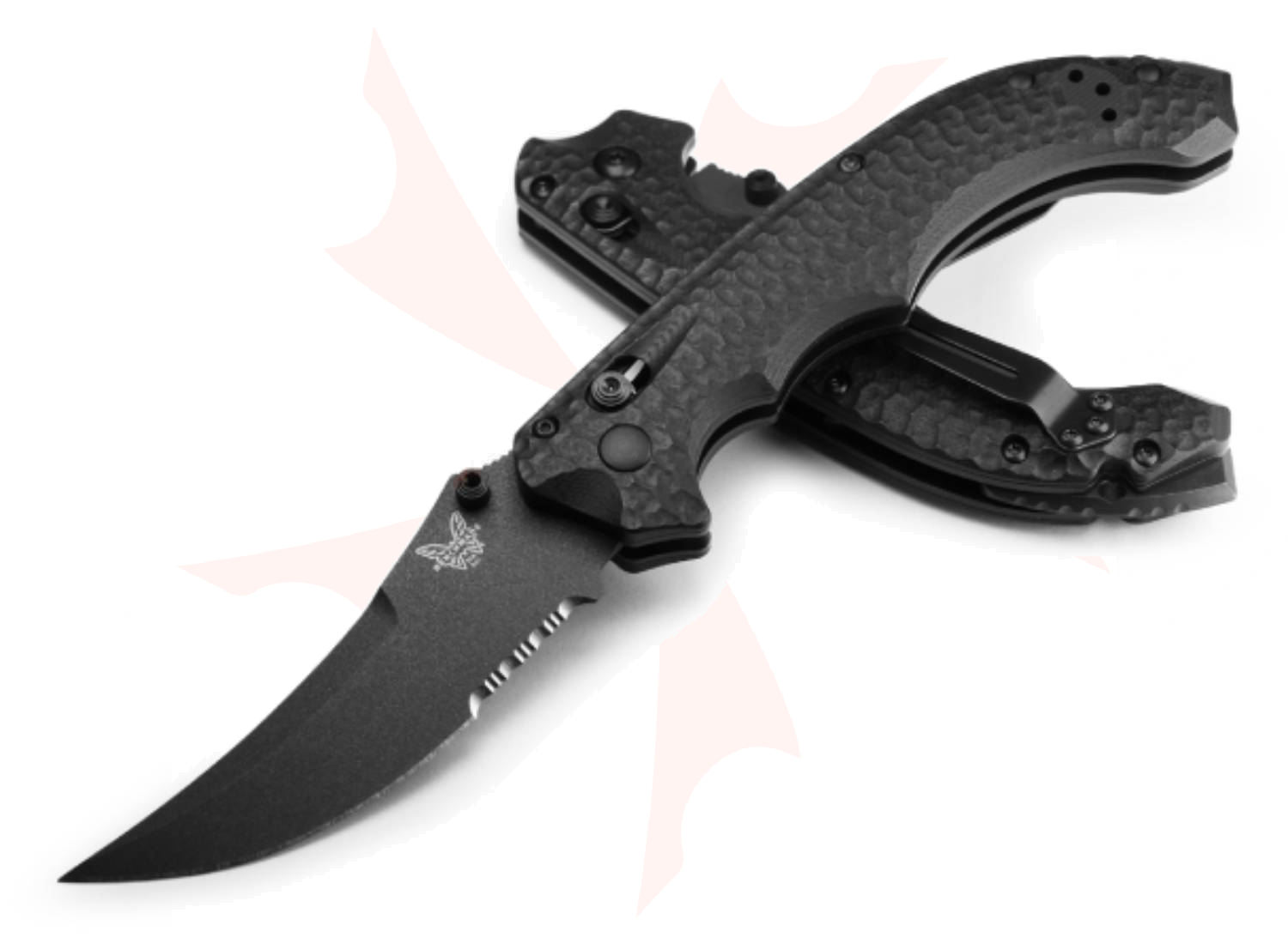 Benchmade 865SBK Mini Bedlam AXIS Folding Knife 3.45" S90V Graphite ...