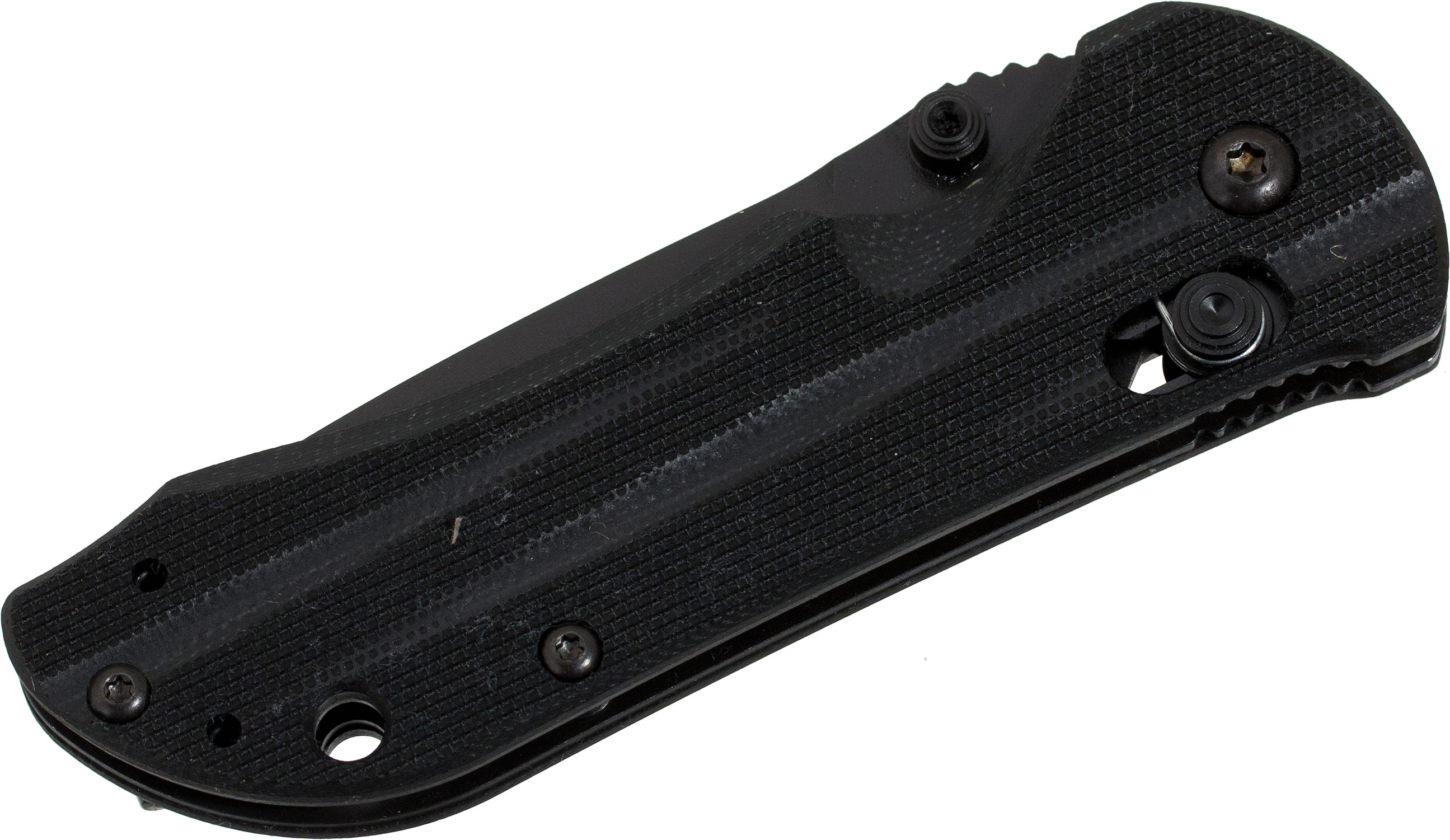 Benchmade 903BK Mini-AXIS Stryker Folding Knife 2.94" Black Plain Blade ...