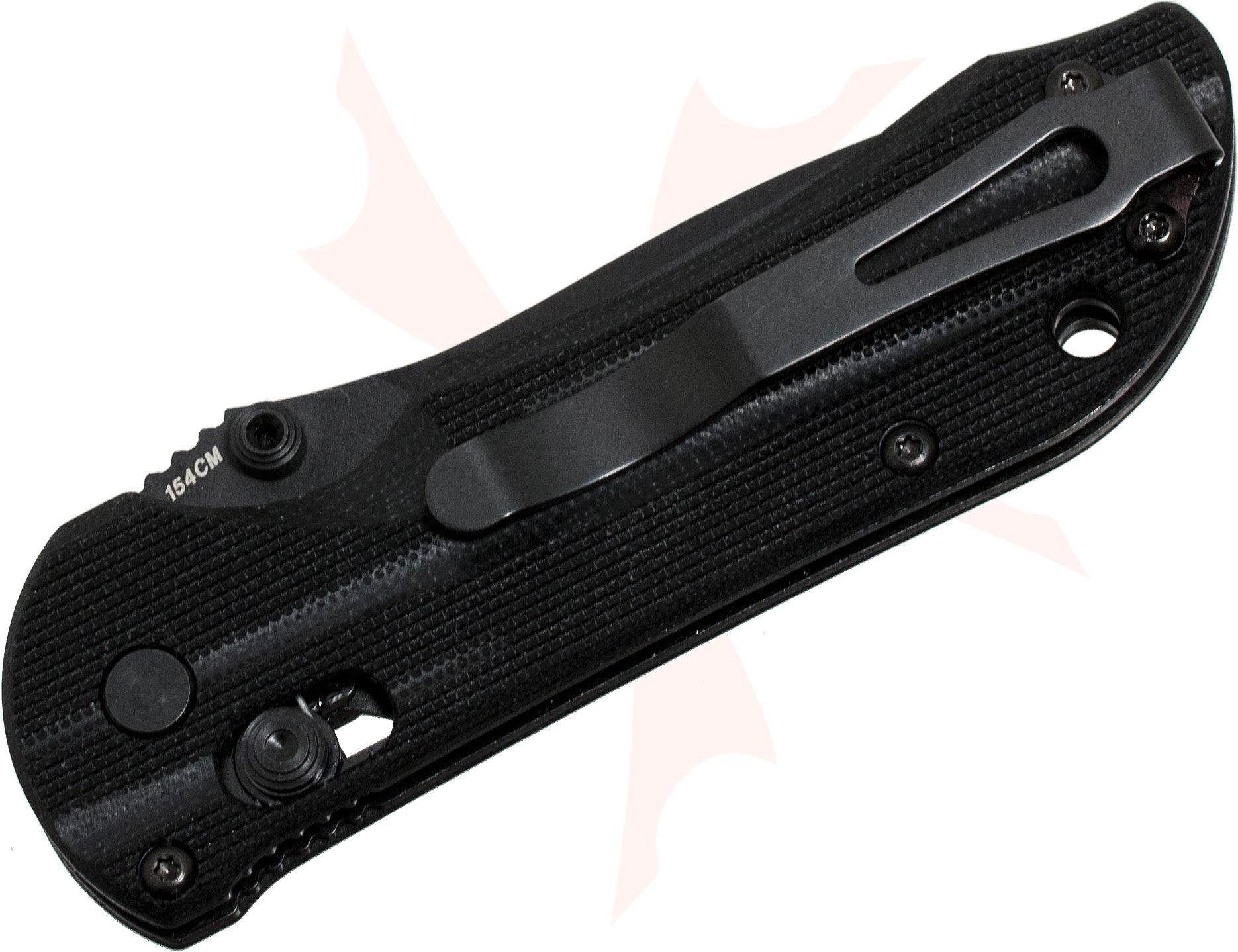 Benchmade 904SBK Mini-AXIS Stryker Folding Knife 2.94" Black Combo ...