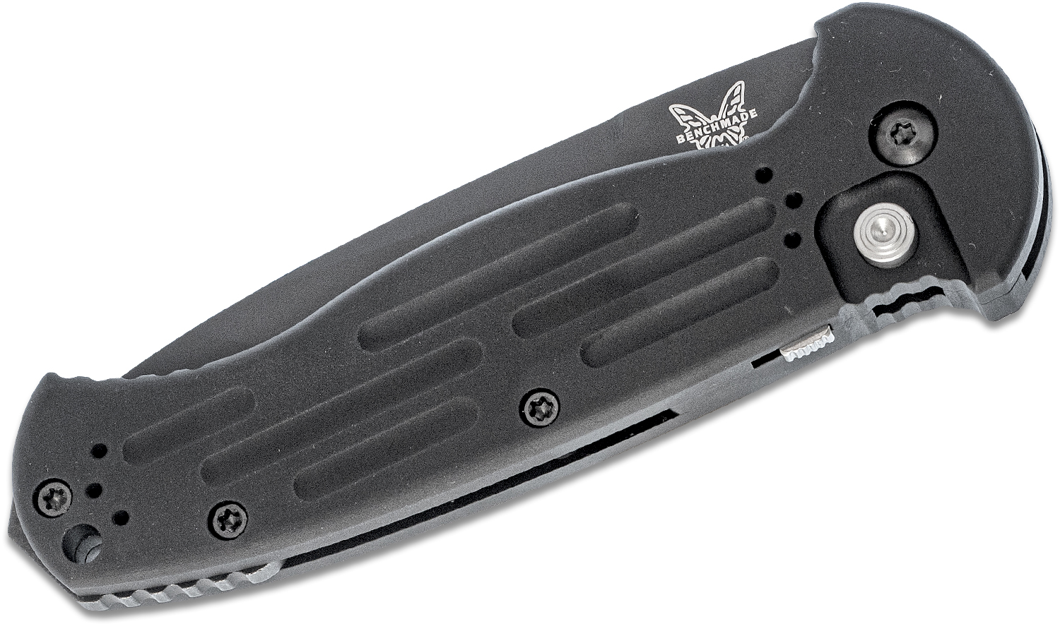 Benchmade AFO II AUTO Folding Knife 3.56" Black Combo Tanto Blade ...