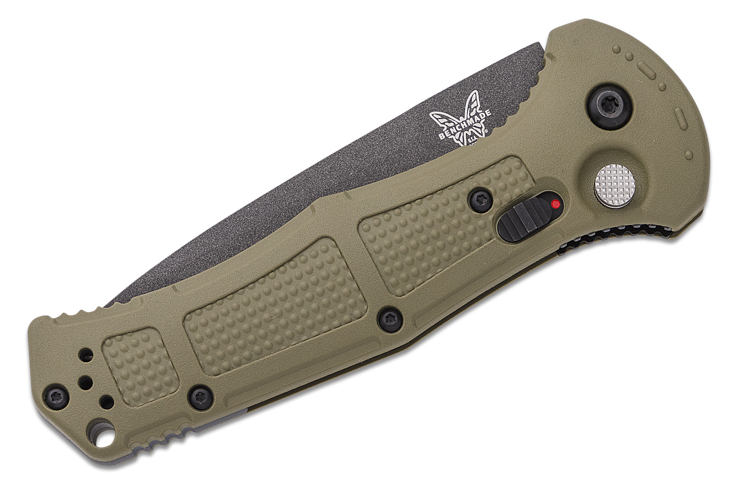 Benchmade 9071BK-1 Claymore AUTO Folding Knife 3.6" CPM-D2 Cobalt Black ...