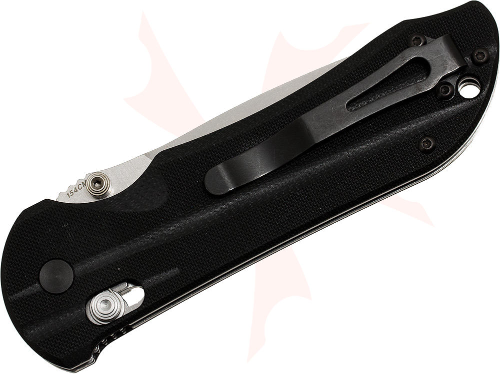 Benchmade 908 AXIS Stryker Folding Knife 3.57" Stonewash Plain Blade ...