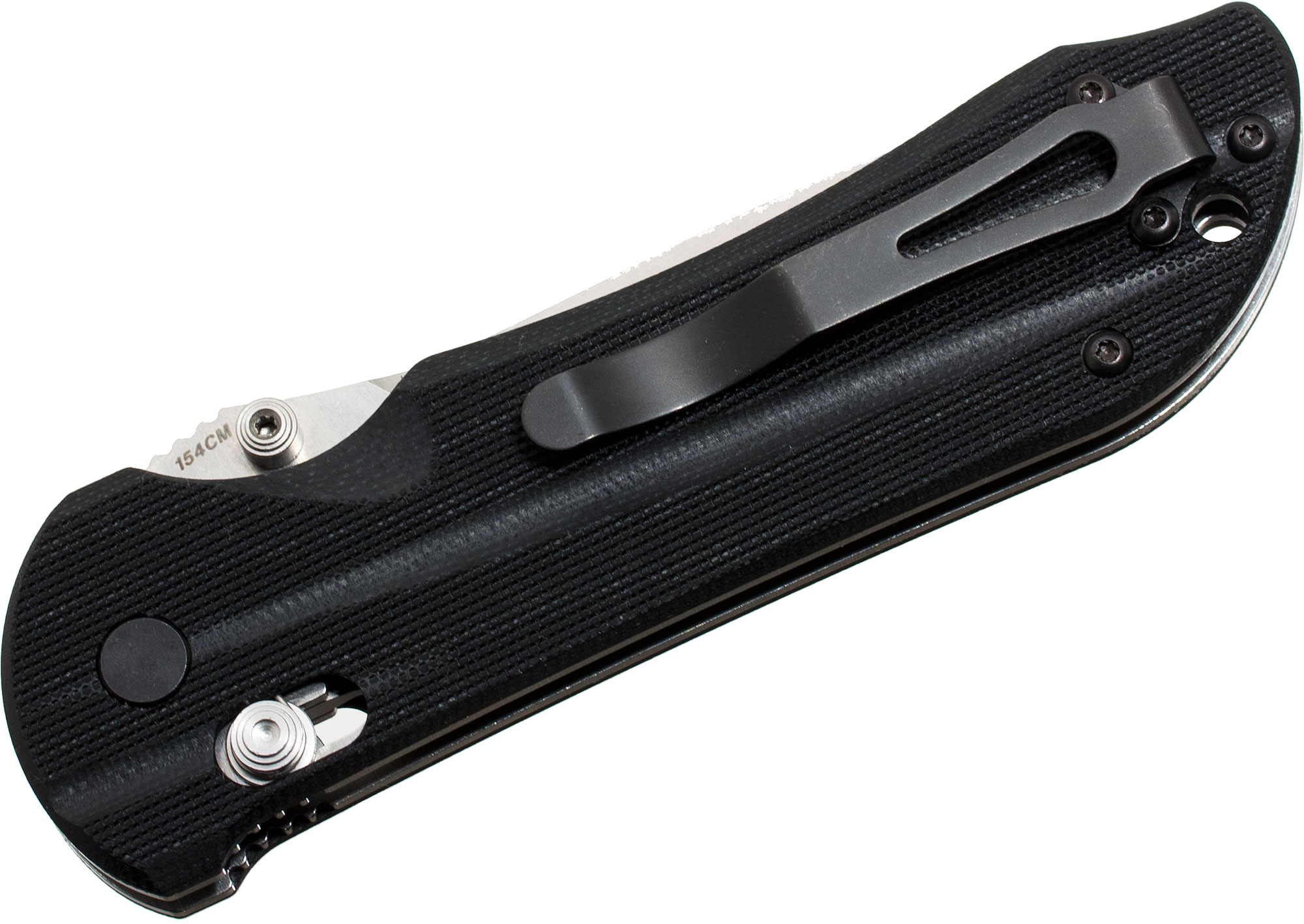 Benchmade 909 AXIS Stryker Folding Knife 3.57" Satin Plain Tanto Blade ...