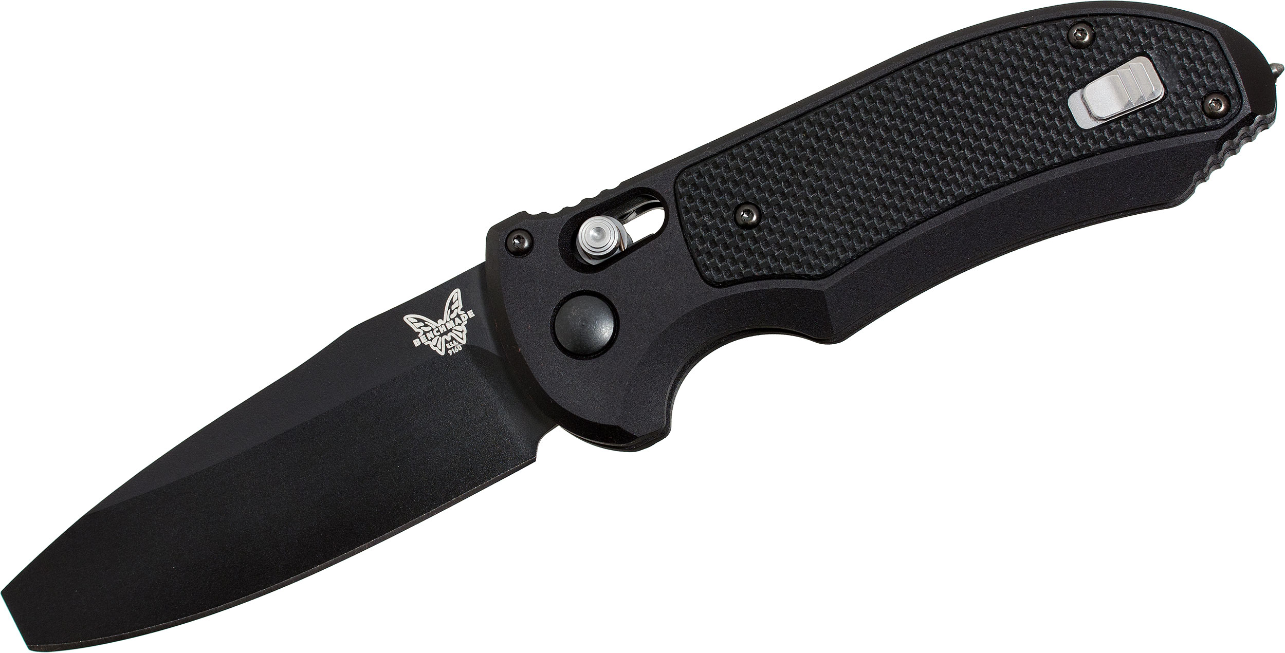 Benchmade 9160BK AUTO AXIS Triage Rescue Folder 3.35" Black Plain Blade ...