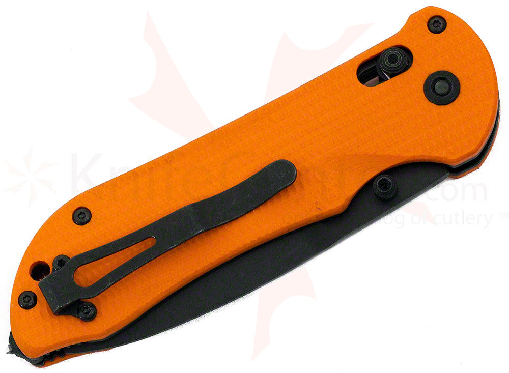 Benchmade 916BK-ORG Triage Rescue Knife 3.5" Black Plain Blunt Tip ...