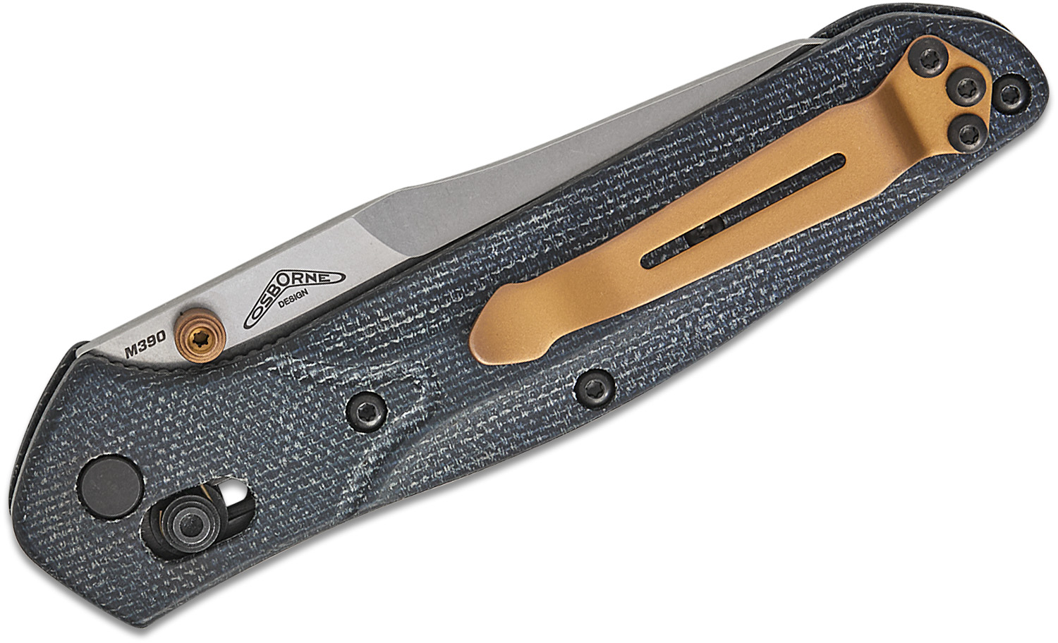 Benchmade 940-04 Osborne AXIS Lock Folding Knife 3.4" M390 Stonewashed ...