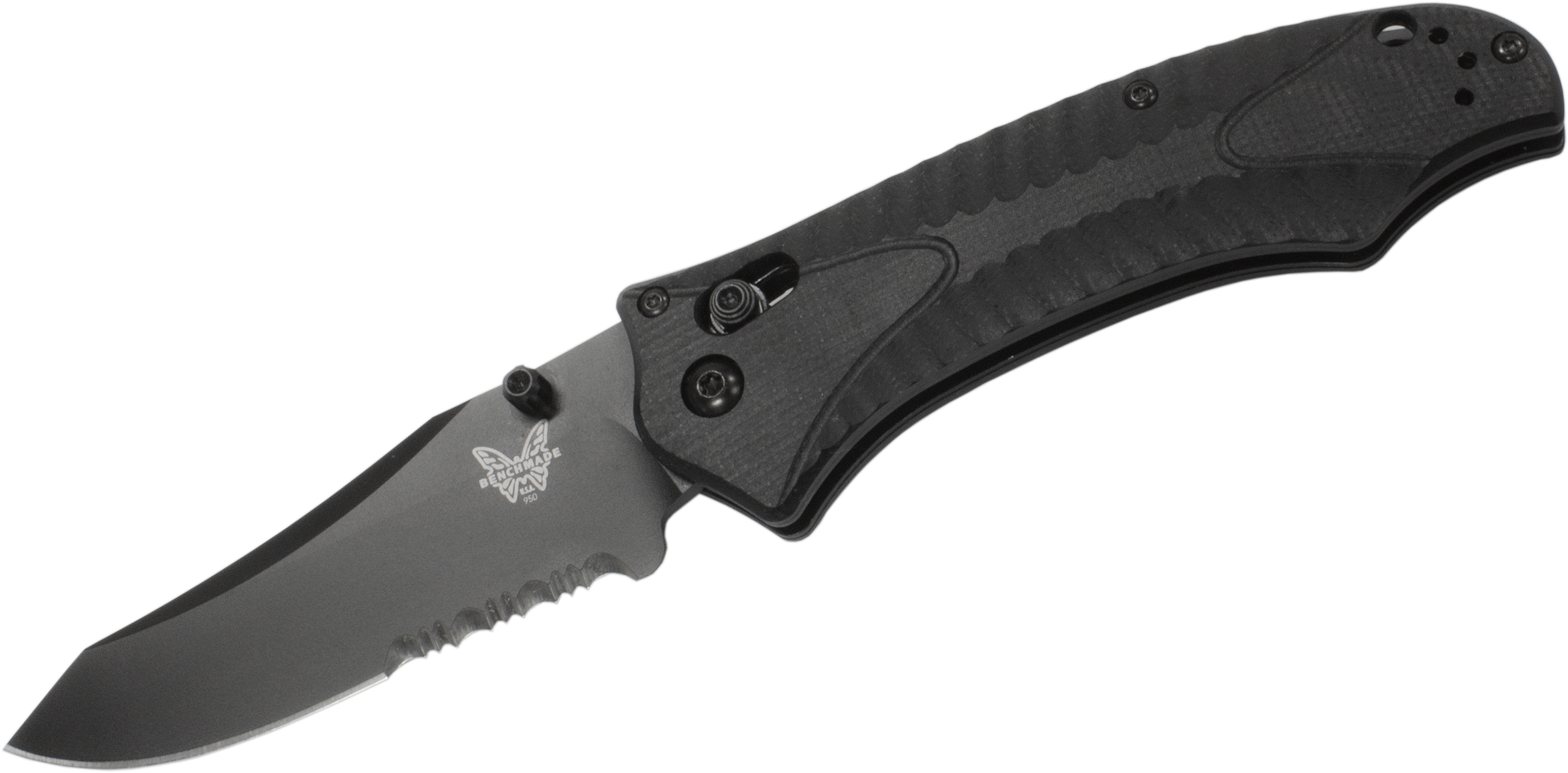 Benchmade 950SBK-1 Osborne Rift AXIS Folder 3.67" BK1 Combo Blade ...