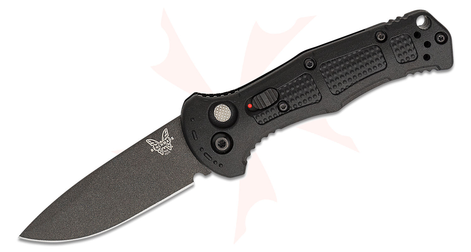 Benchmade 9570BK Mini Claymore AUTO Folding Knife 3" CPM-D2 Cobalt ...