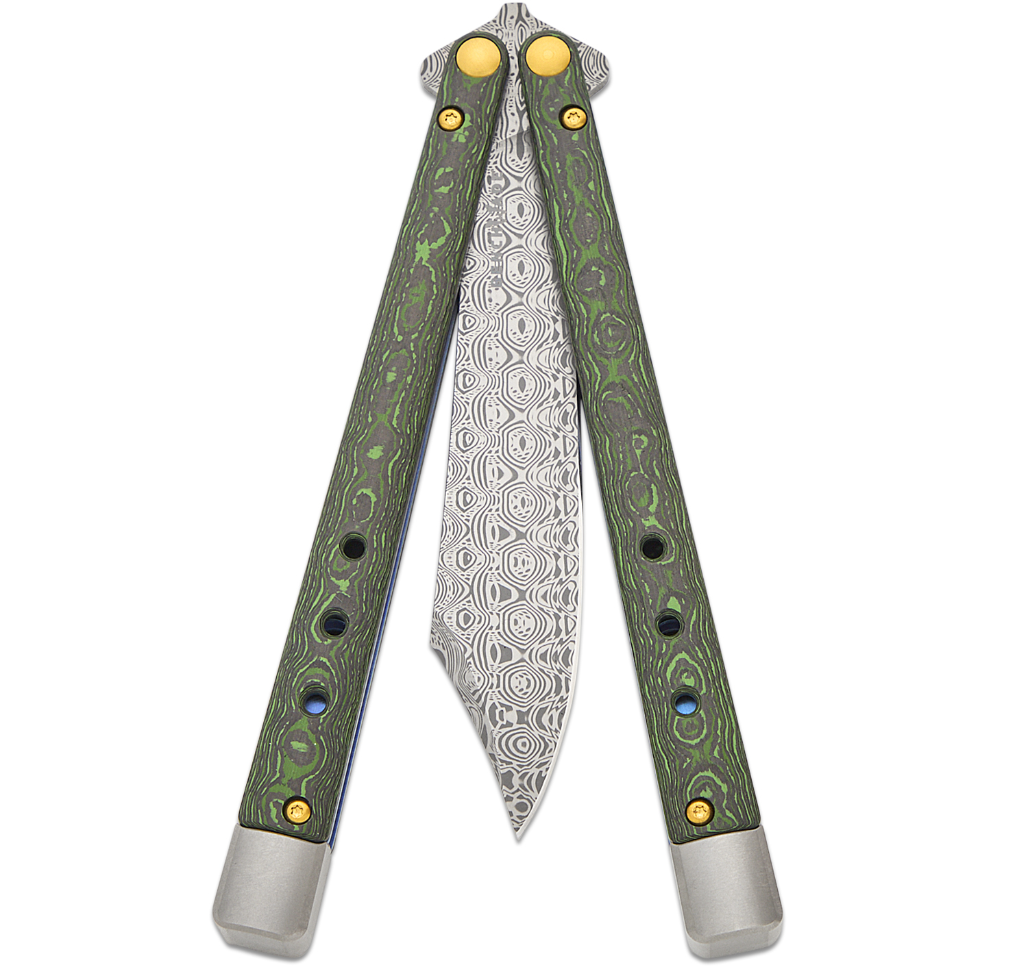 Benchmade 99-242 Gold Class Necron Latchless Balisong Butterfly Knife 4 ...