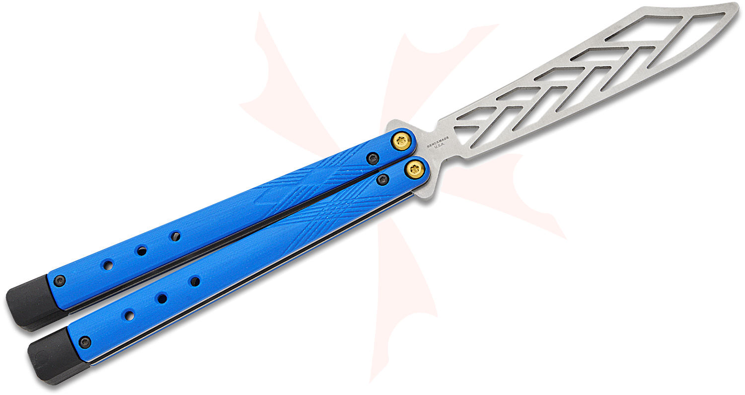 Benchmade 99T Necron Balisong Butterfly Trainer Knife 4.59" 440C ...