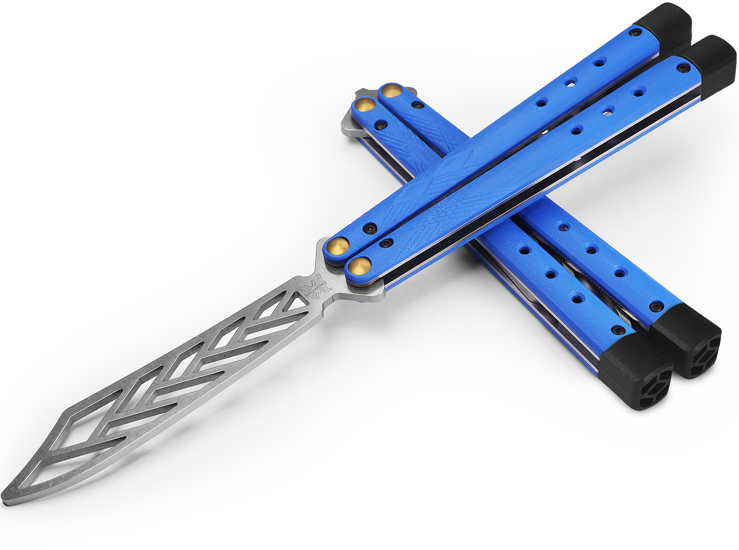 Benchmade 99T Necron Balisong Butterfly Trainer Knife 4.59" 440C ...