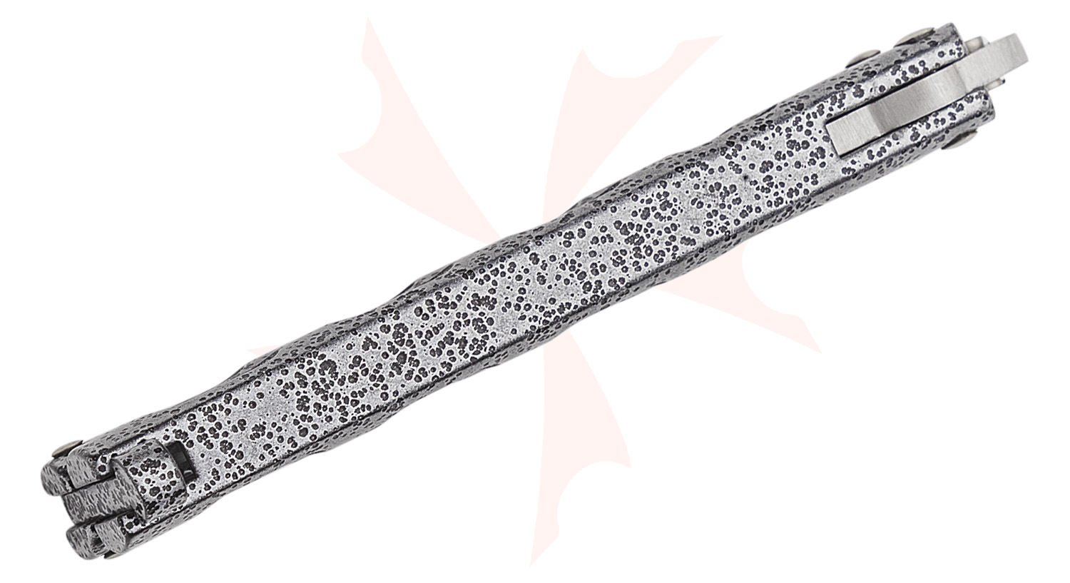 Benchmark Balisong Butterfly Knife 3.38" Clip Point Blade, Black/Gray ...