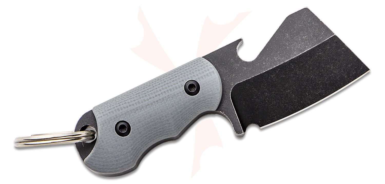 Berg Blades Keychain Bottle Butcher Fixed Blade Knife 1.5" 440C Black ...