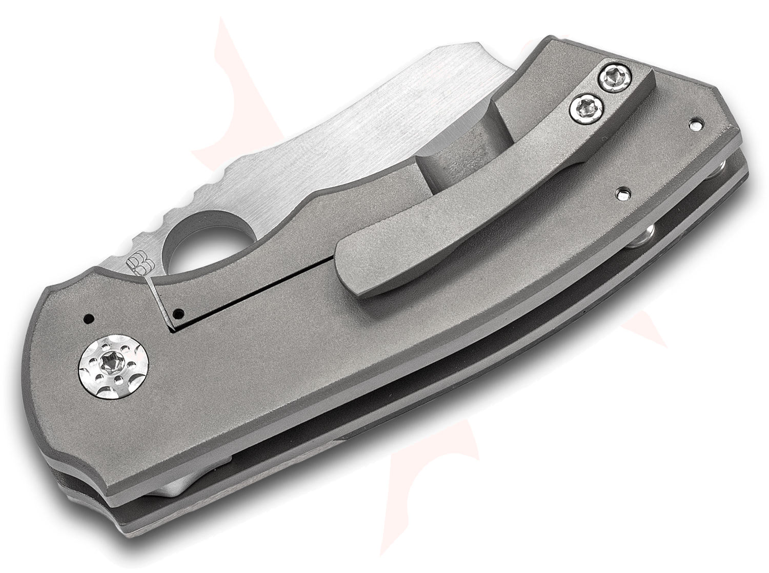 Berg Blades Custom SLiM Folding Knife 2.75" CPM-154 Cleaver Blade ...