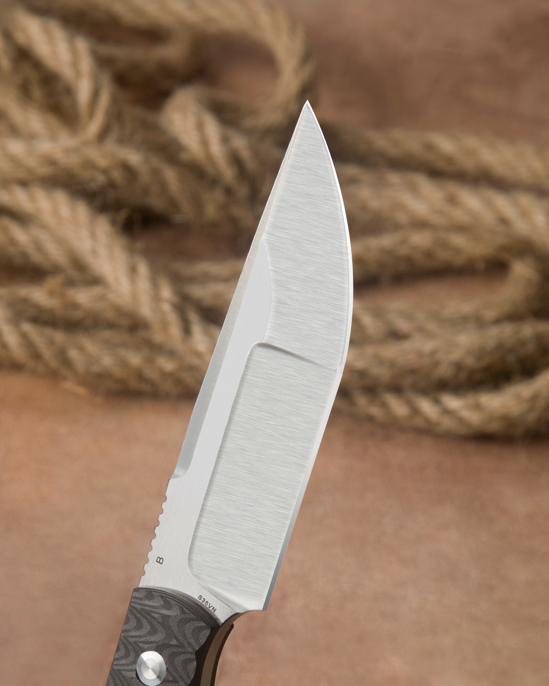 Bestech Knives Heidi Blacksmith #2 Fixed Blade Knife 3.87" S35VN Satin ...