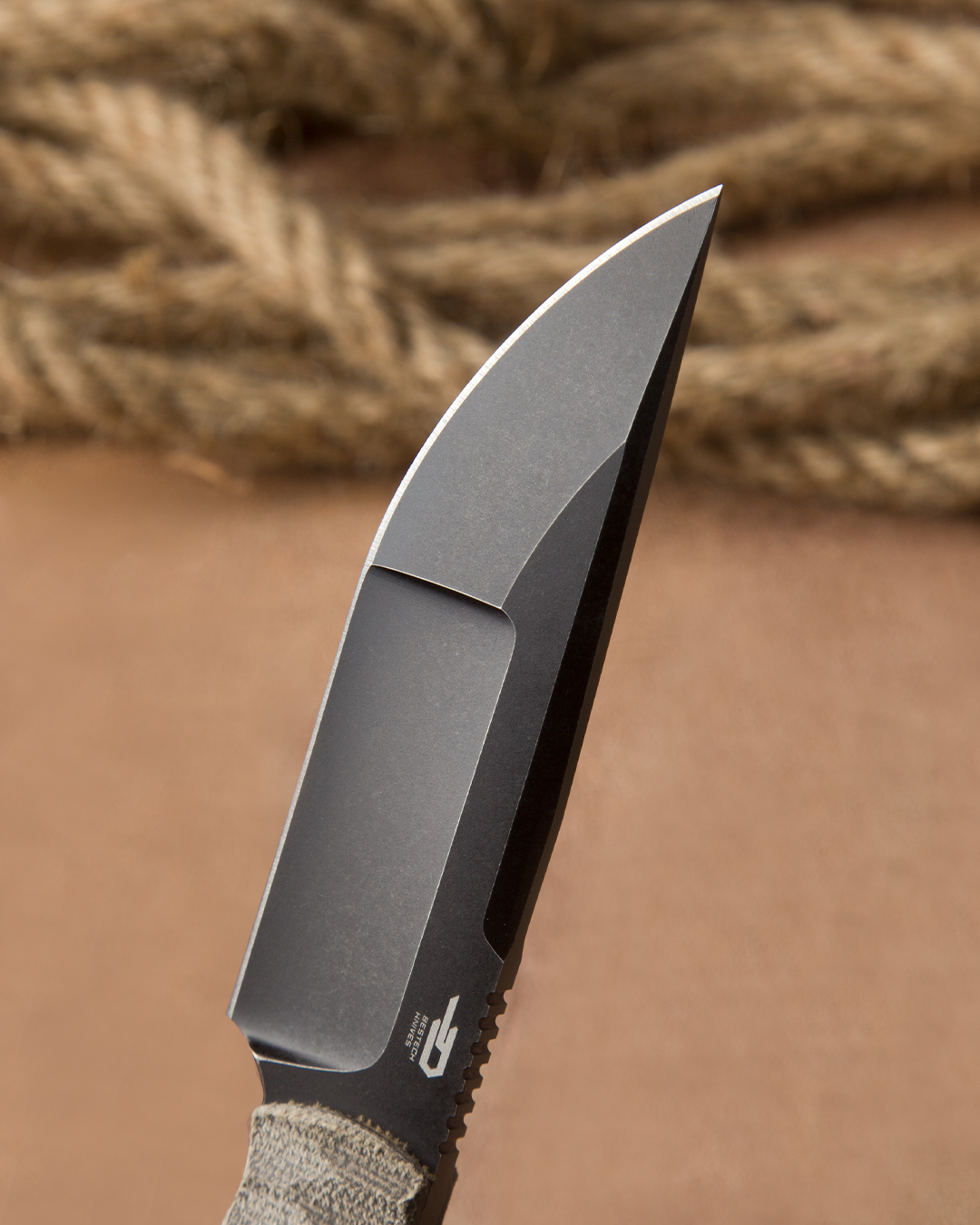 Bestech Knives Heidi Blacksmith #2 Fixed Blade Knife 3.87" S35VN Black ...