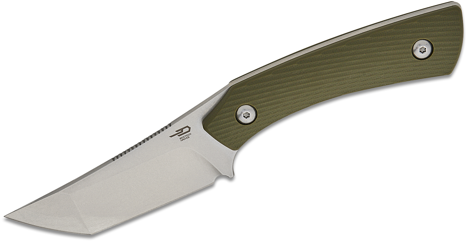 Bestech Knives Denis Simonutti Step Fixed Blade Knife 3.19" D2 ...