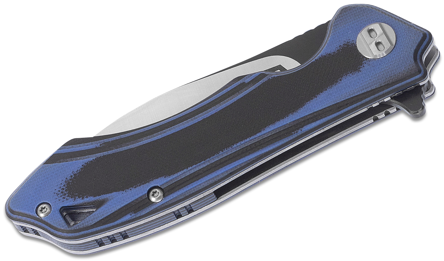 Bestech Knives Beluga Flipper Knife 3.125" D2 Black/Satin Two-Tone ...