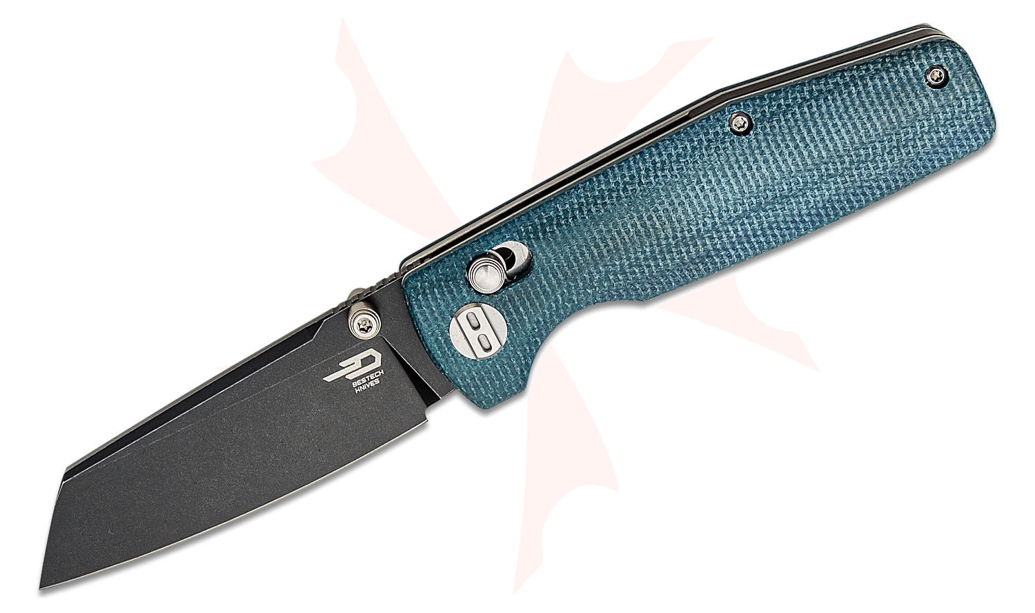 Bestech Knives Slasher Folding Knife 3.07" D2 Black Stonewashed ...