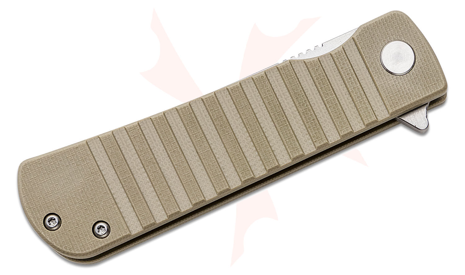 Bestech Knives Titan Flipper Knife 2.96" D2 Two-Tone Tanto Blade ...