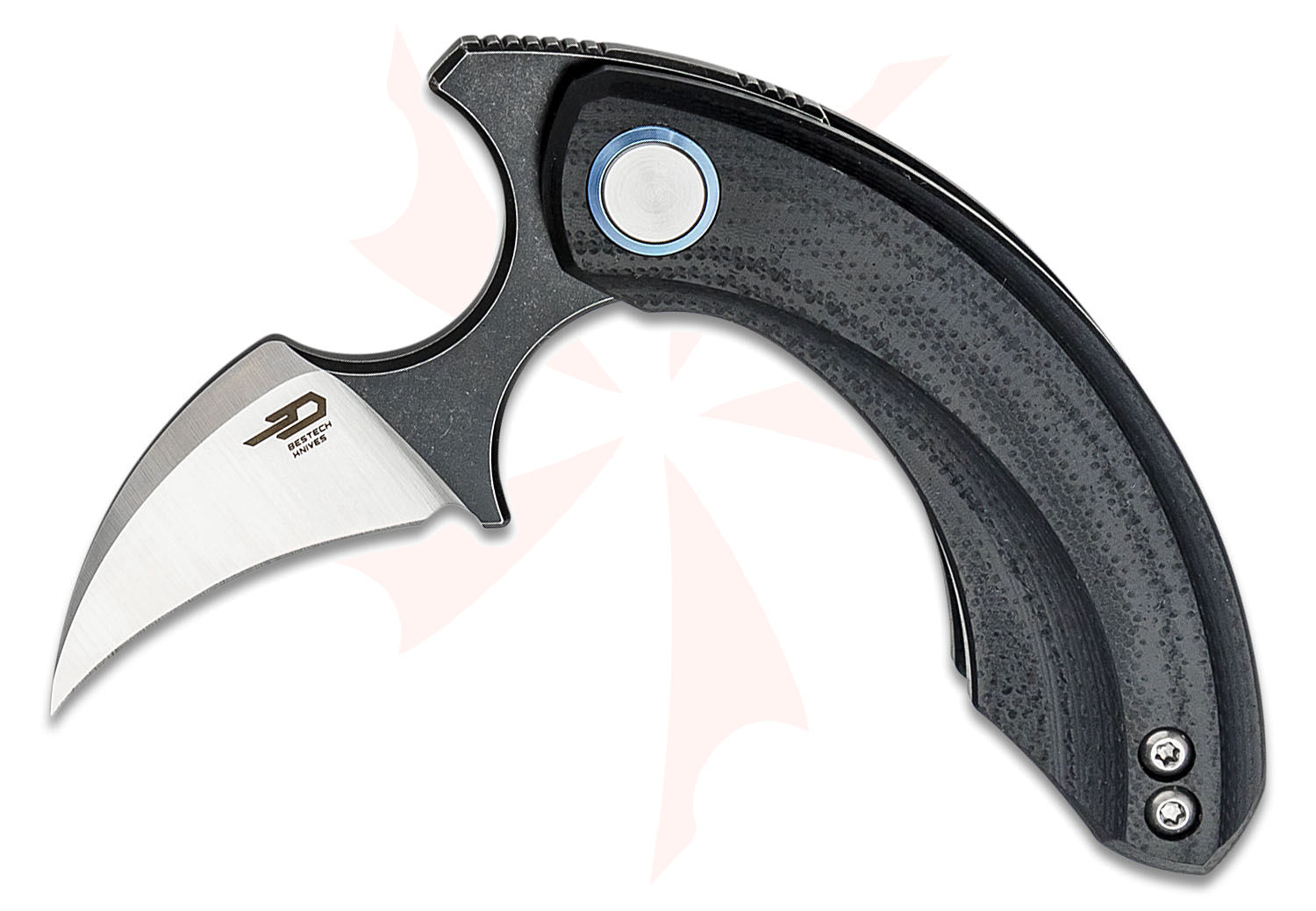 Bestech Knives Ostap Hel Strelit Push Dagger Flipper Knife 2.19" 14C28N ...