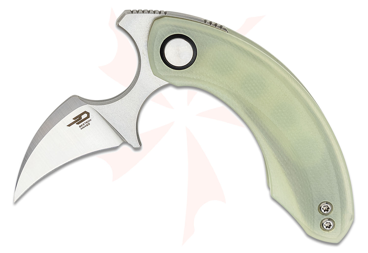 Bestech Knives Ostap Hel Strelit Push Dagger Flipper Knife 2.19" 14C28N ...
