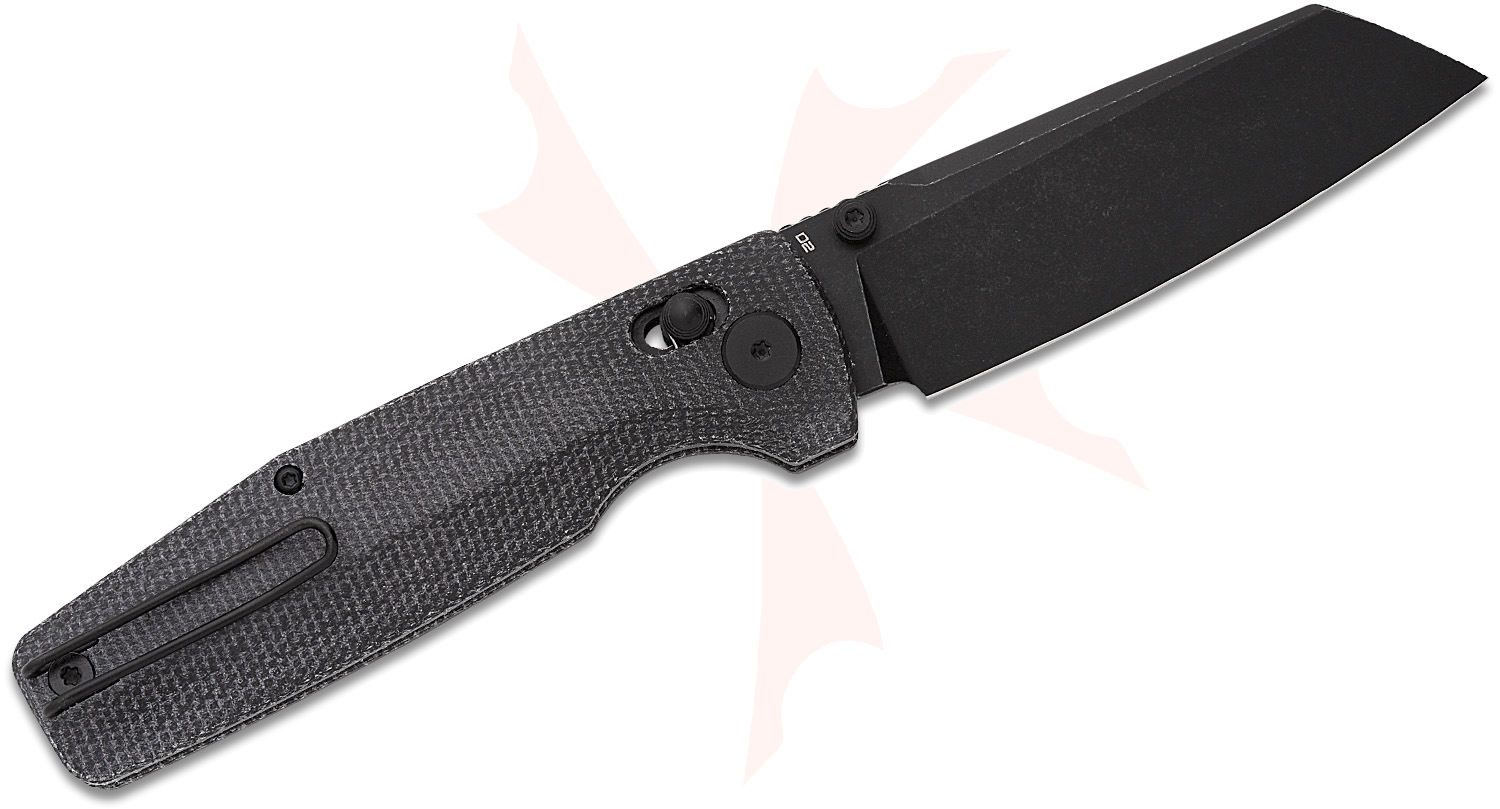 Bestech Knives Slasher Crossbar Lock Folding Knife 3.5" D2 Black ...