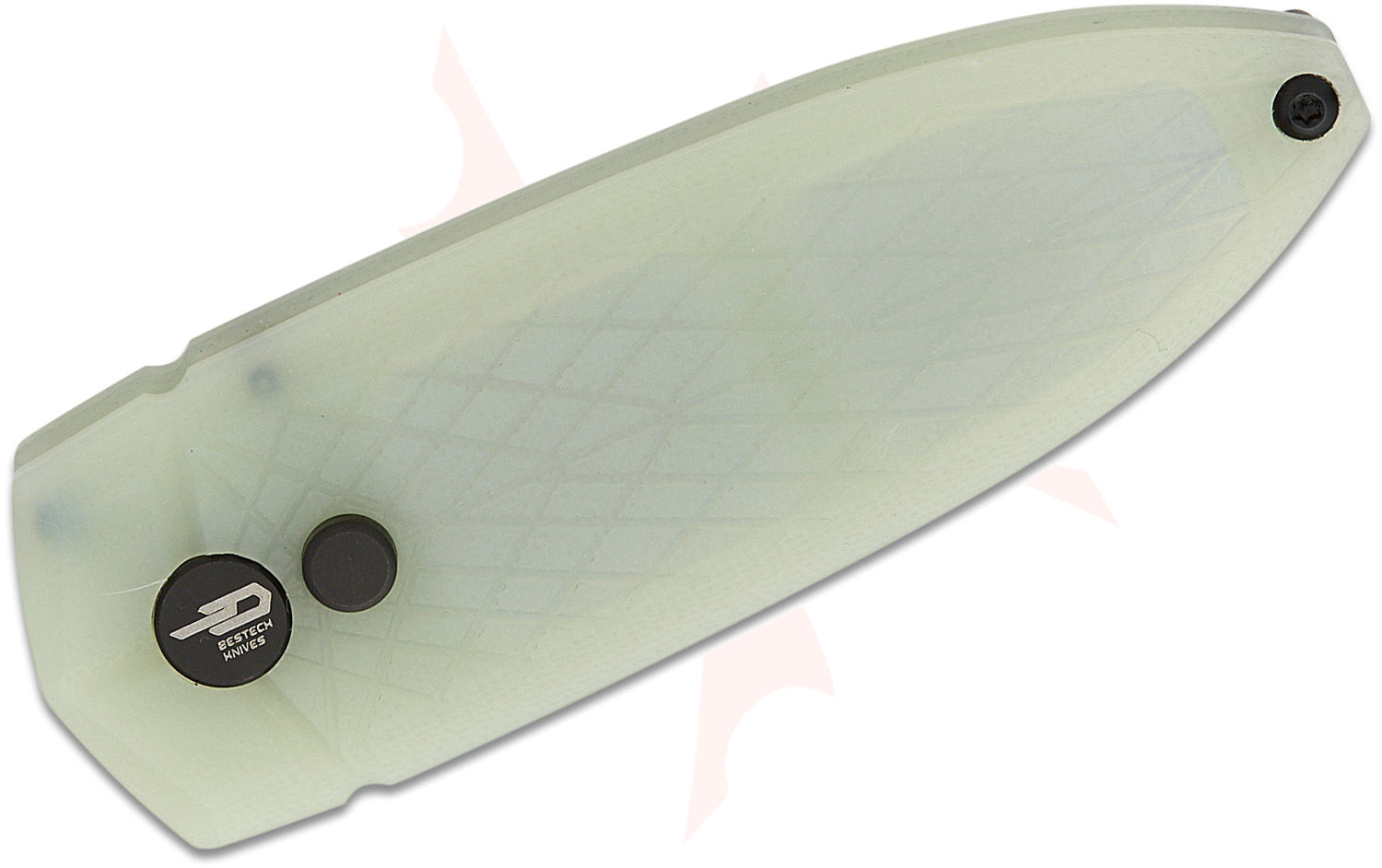 Bestech Knives Ququ Button Lock Folding Knife 2.2" 14C28N Black DLC ...