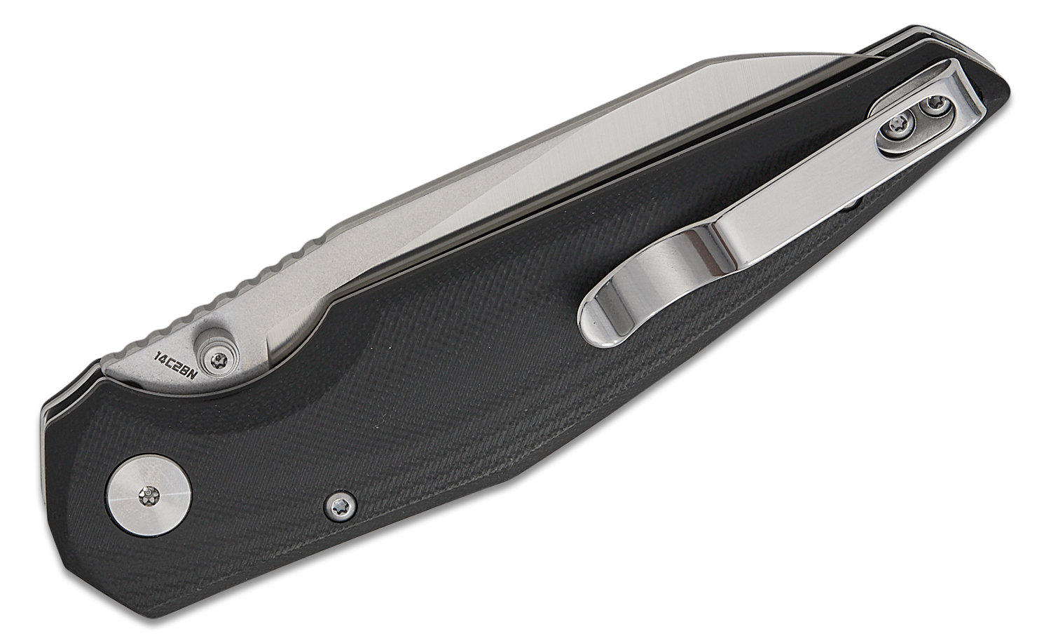 Bestech Knives Snakebird Button Lock Folding Knife 3.54" 14C28N Two ...