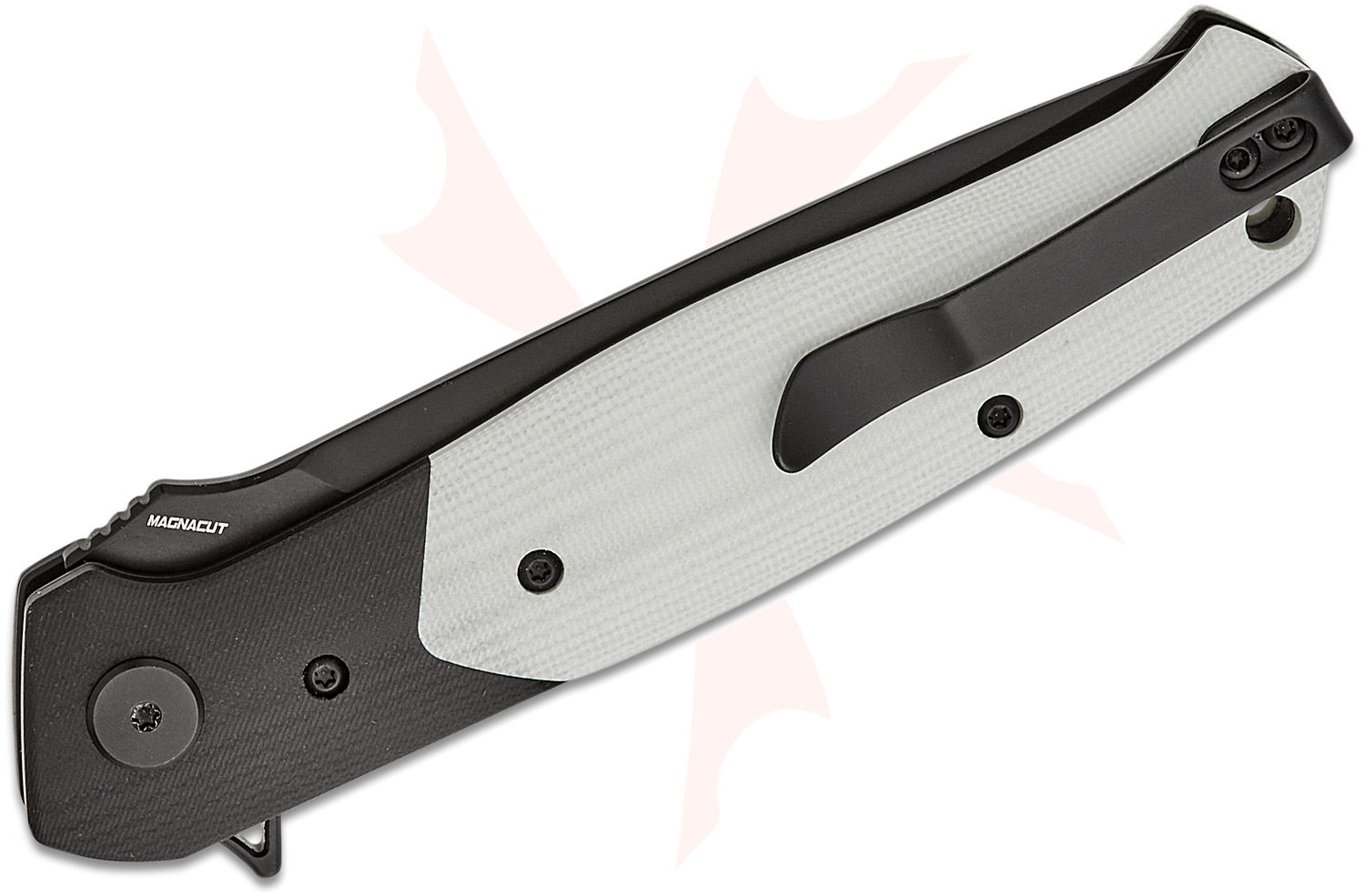 Bestech Knives Swordfish Button Lock Flipper Knife 3.75" MagnaCut Black ...