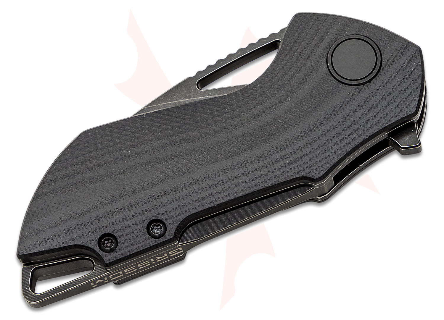 Bestech Knives Riverstone Flipper Knife 2.45" 154CM Black Stonewashed ...