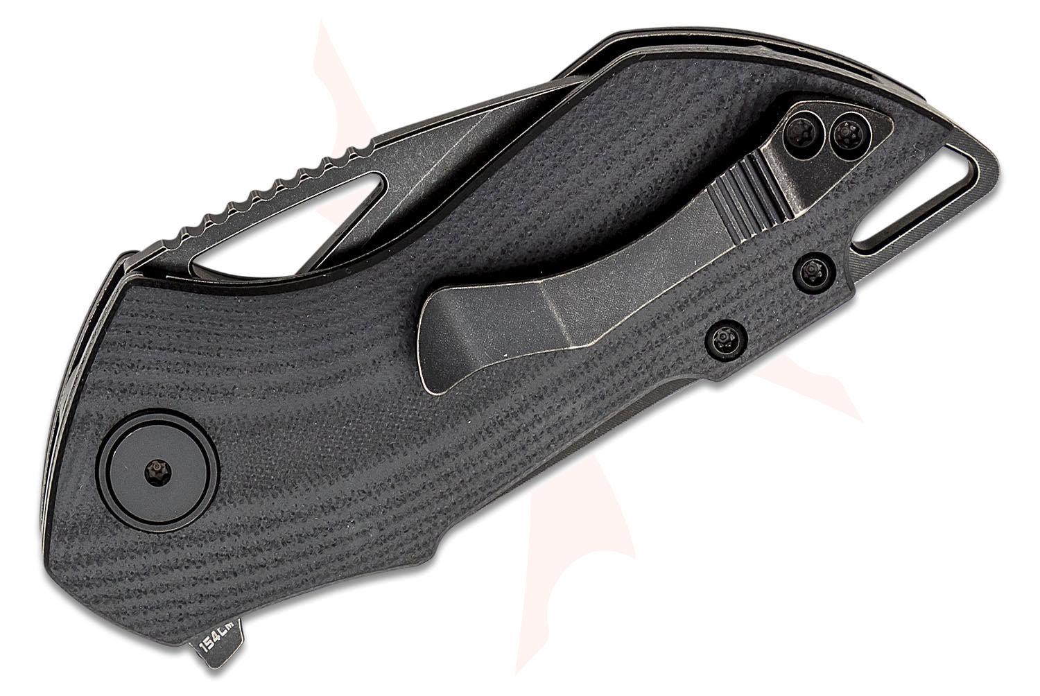 Bestech Knives Riverstone Flipper Knife 2.45" 154CM Black Stonewashed ...