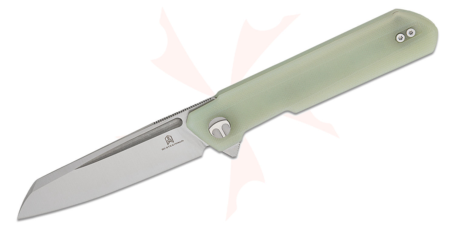 Bestechman Ostap Hel Dundee Liner Lock Flipper Knife 3.5" CPM-MagnaCut ...