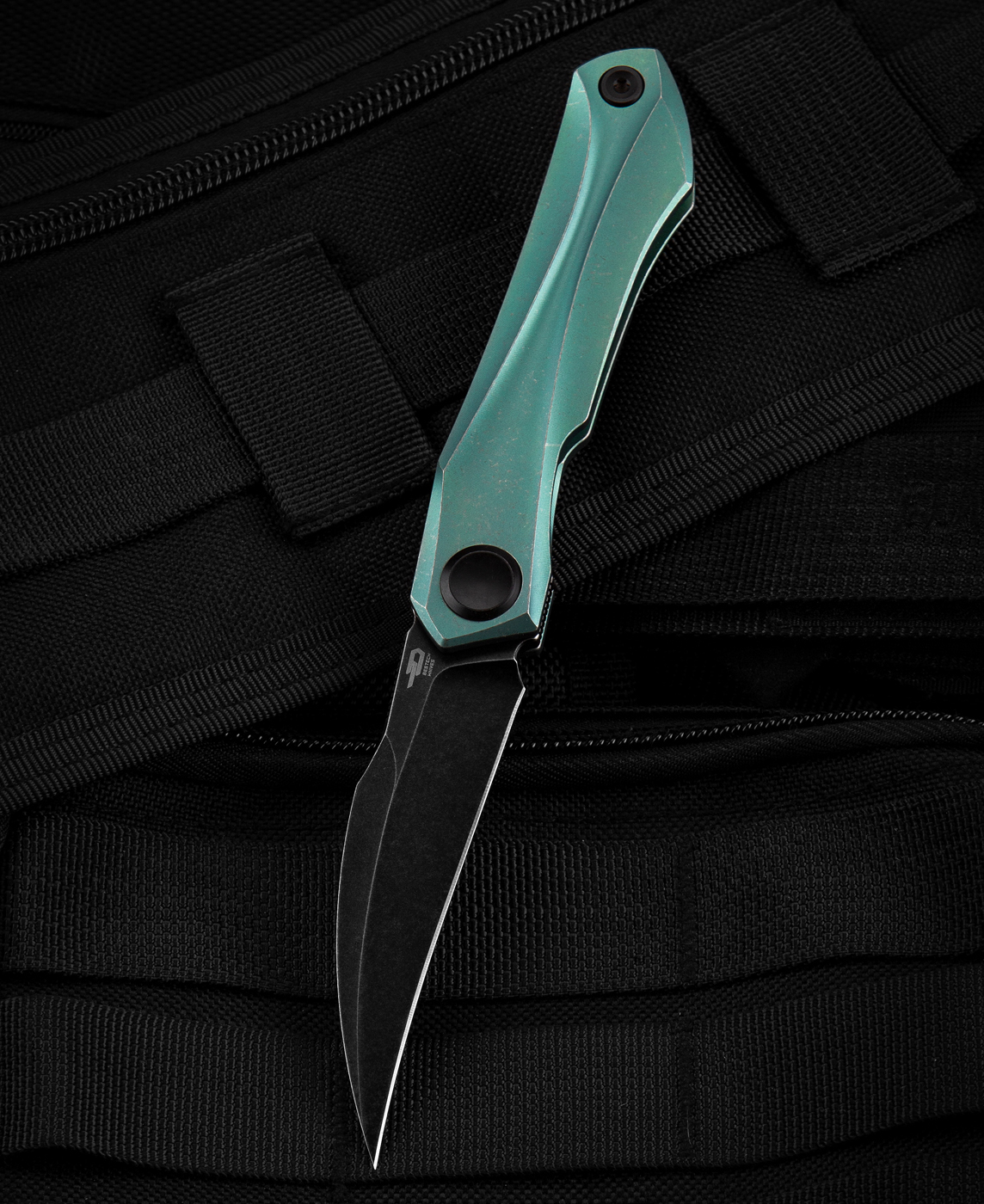 Bestech Knives Ostap Hel Ivy Front Flipper Knife 3.1" S35VN Black ...