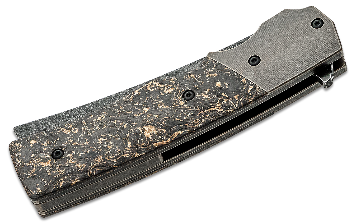 Bestech Knives Jason Clark Spanish Tip Razor Flipper Knife 3.66" M390 ...