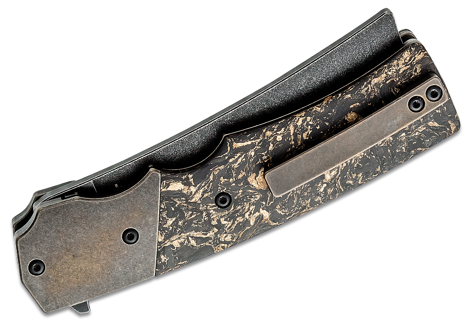 Bestech Knives Jason Clark Spanish Tip Razor Flipper Knife 3.66" M390 ...