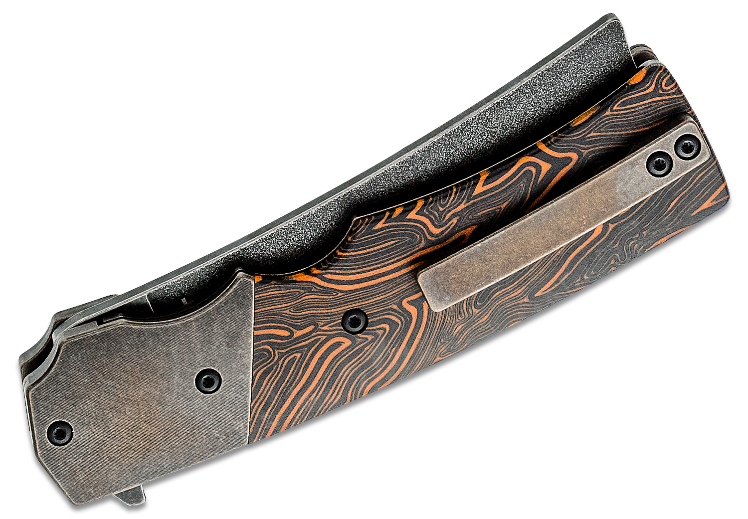 Bestech Knives Jason Clark Spanish Tip Razor Flipper Knife 3.66" M390 ...