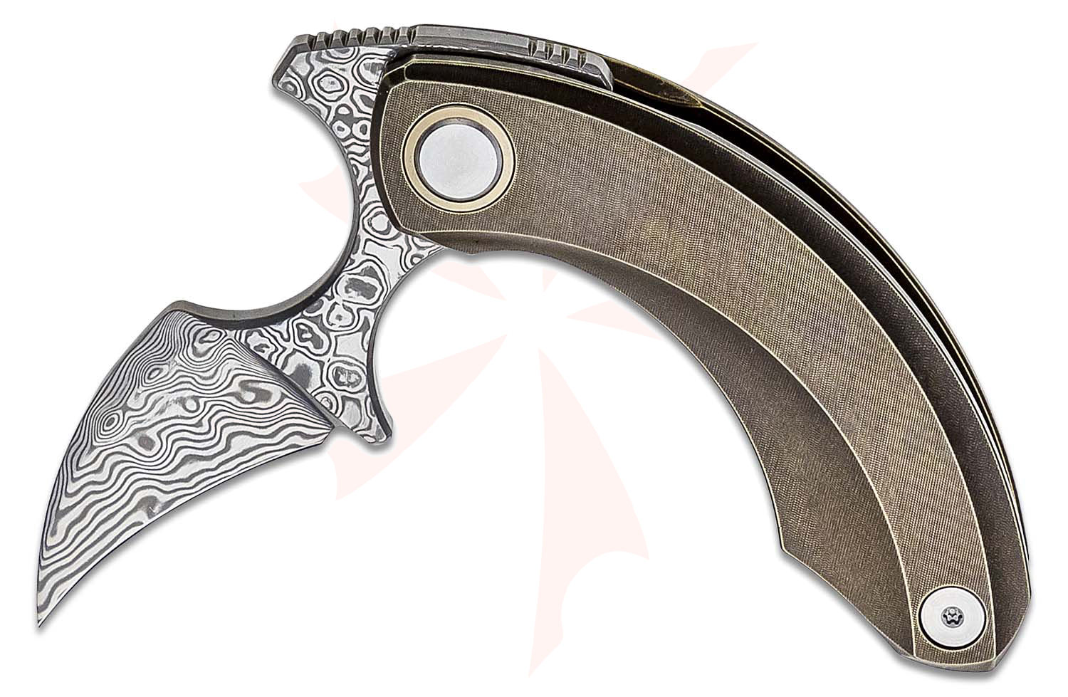 Bestech Knives Ostap Hel Strelit Push Dagger Flipper Knife 2.19 ...