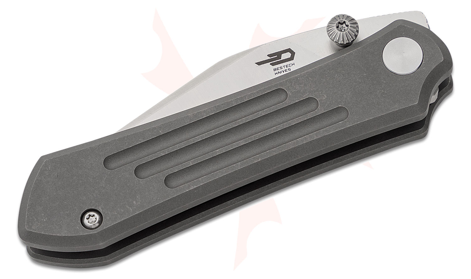 Bestech Knives Icarus Frame Lock Folding Knife 2.65" M390 Satin Clip ...