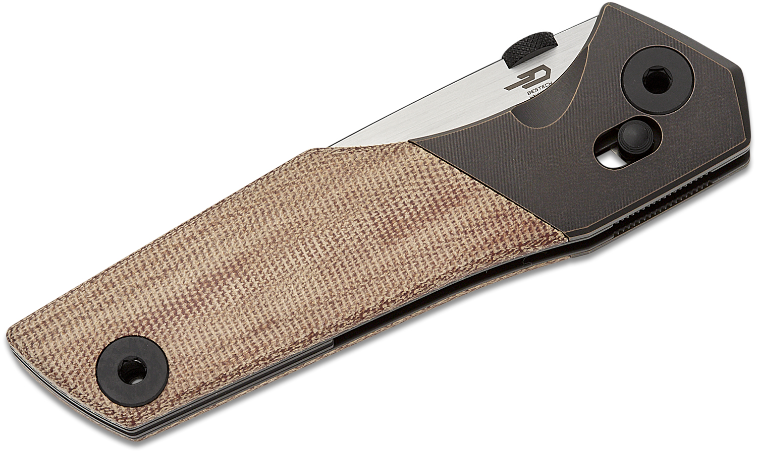 Bestech Knives Cetus Crossbar Lock Folding Knife 3.94" M390 Two-Tone ...