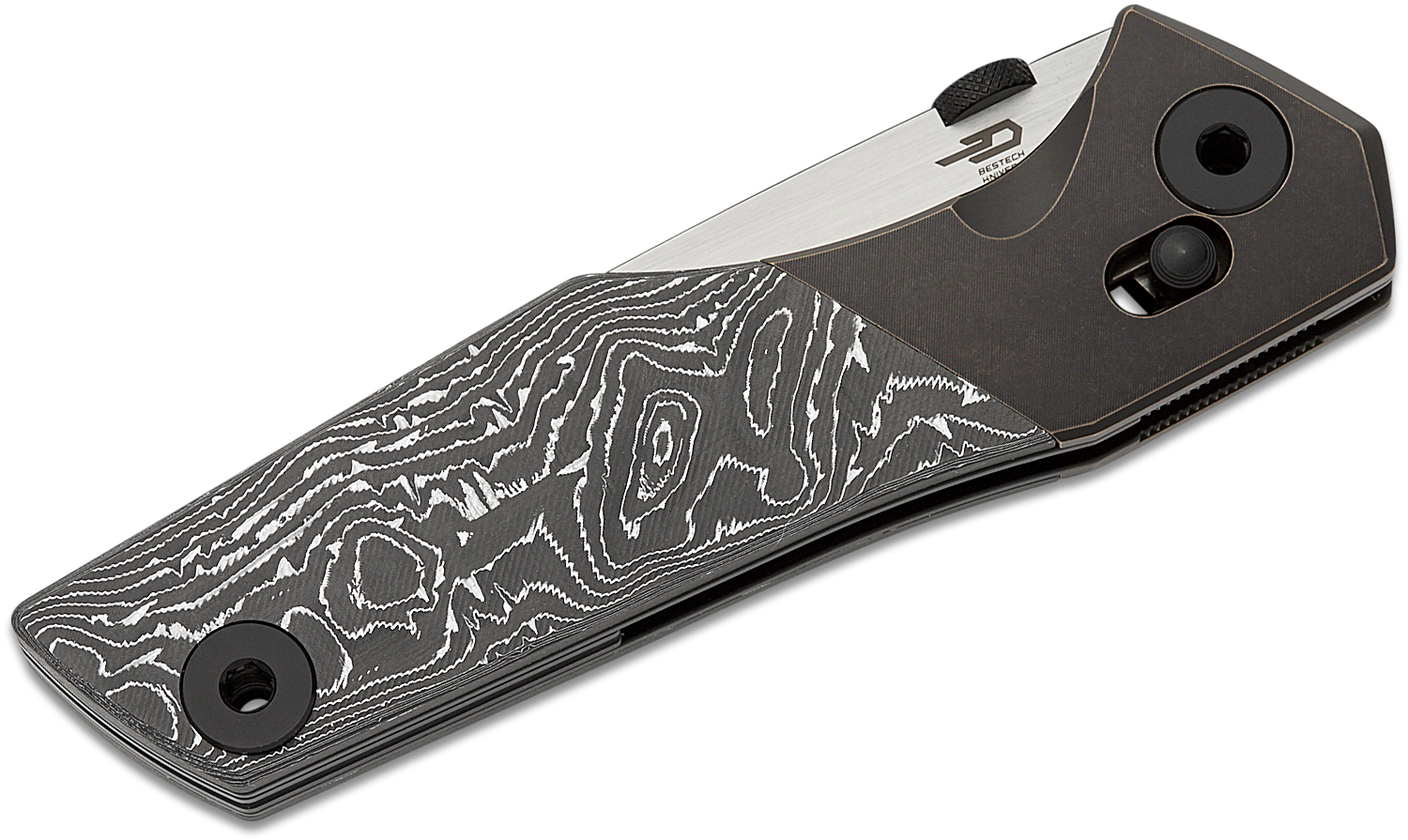 Bestech Knives Cetus Crossbar Lock Folding Knife 3.94" M390 Two-Tone ...